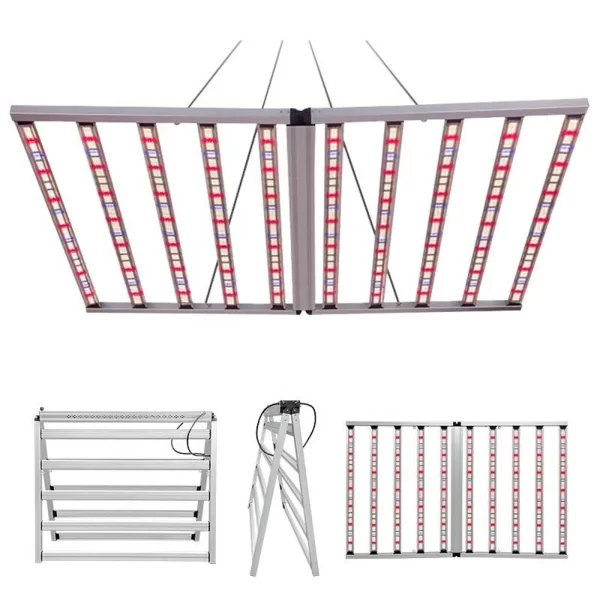 SP006 1000W Spider LED Grow Light | 10-Bar Commercial Fixture